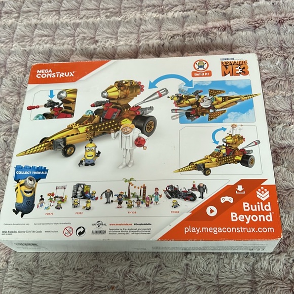 illumination | Toys | Mega Construx Despicable Me 3 Drus Transforming ...